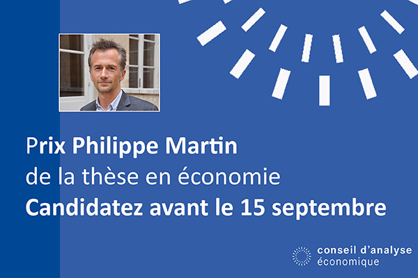Philippe Martin 2025 prize for the best Ph. D study in economics. Apply ...